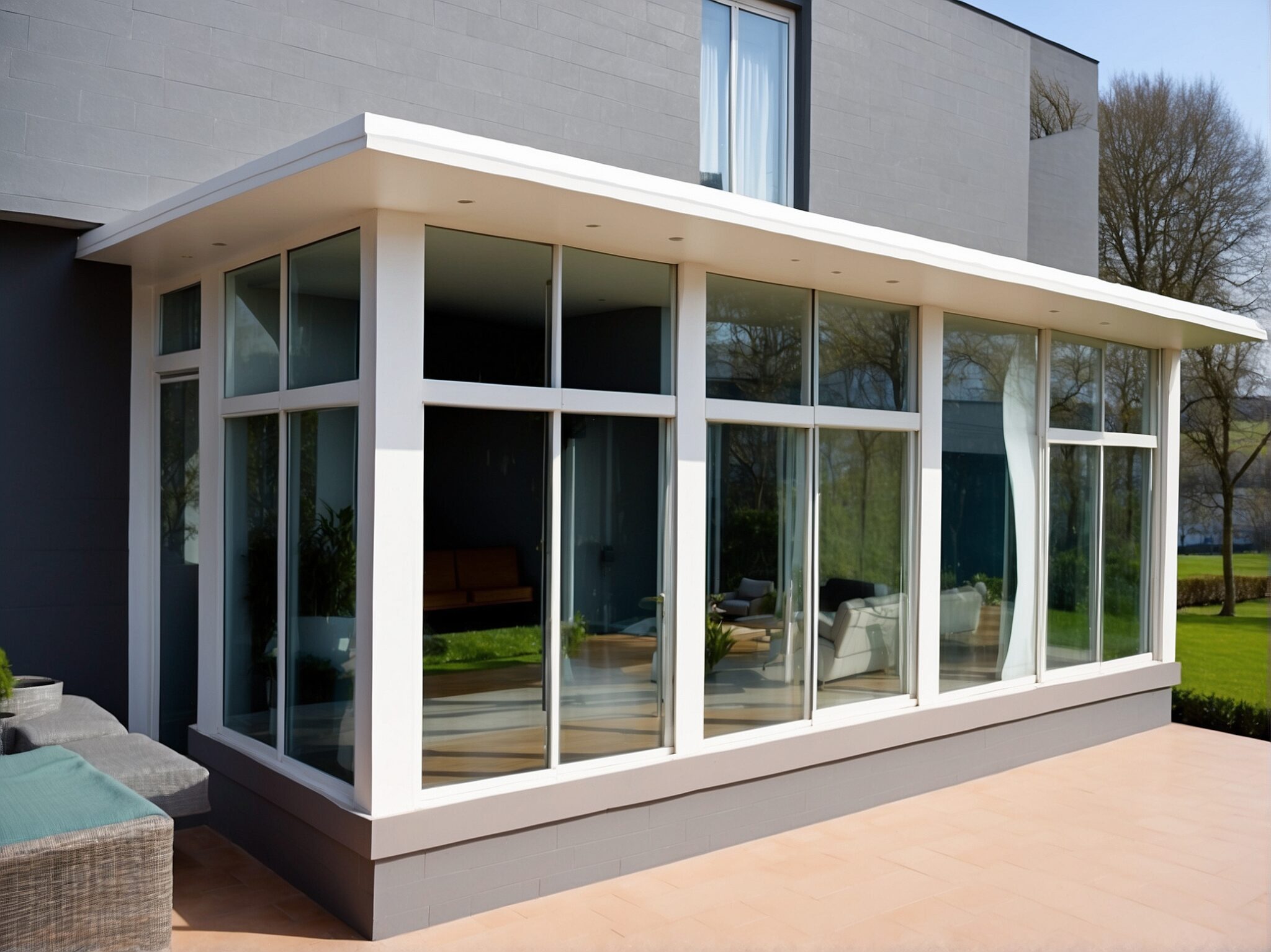 Веранда / терраса из стеклопакетов: материалы, этапы, особенности ...